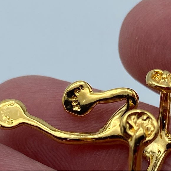 Jewelry | Nwot Alien 925 Silver Gold Tone Adjustable Ear Cuff ...